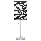 Mustache Lamp Black and White | Zazzle