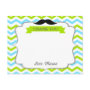 Mustache Little Man Thank You Card | Zazzle