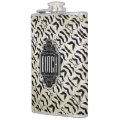 Mustache Mr. Hipster Vintage Retro Hip Flask | Zazzle