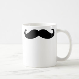 Mustache Mugs, Mustache Coffee Mugs & Mustache Steins