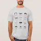 Mustache Style Identification Chart T-Shirt | Zazzle