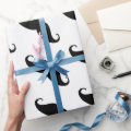 Mustache Wrapping Paper for all Holidays | Zazzle
