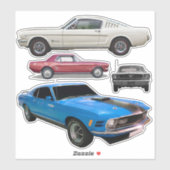MUSTANG Stickers | Zazzle