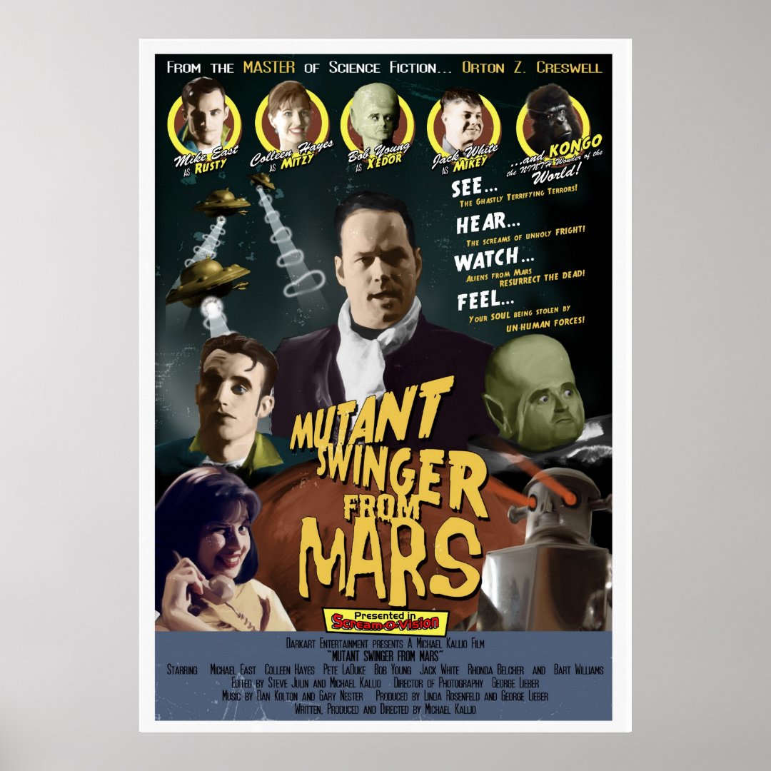 Mutant Swinger from Mars One Sheet STYLE A Poster | Zazzle