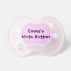 Mute Button Pacifier | Zazzle.com