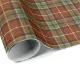 Muted Red and Green Rustic Plaid Pattern Wrapping Paper | Zazzle