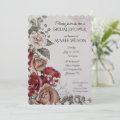 Muted Watercolor Brown and Red Roses | Zazzle