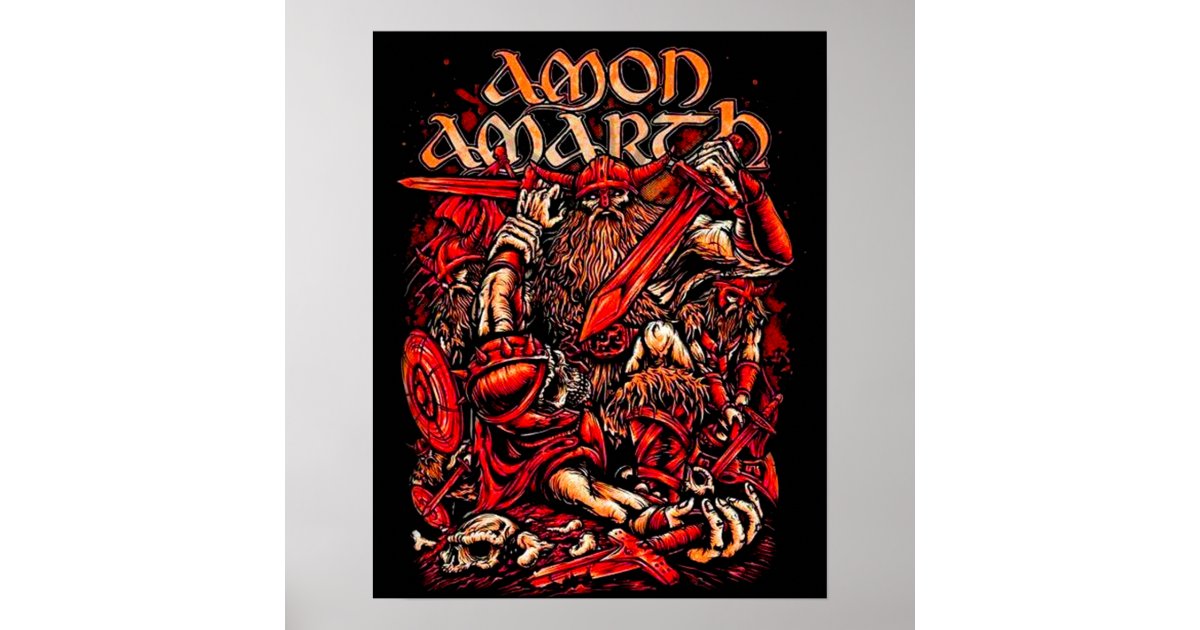 Mutilated Amon Amarth Best Gift For Fans Poster | Zazzle