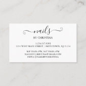 Mutli Color Nail Polish Bottles Business Card | Zazzle