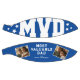 MVD Most Valuable Dad Two Photo Basketball | Zazzle