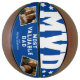 MVD Most Valuable Dad Two Photo Basketball | Zazzle