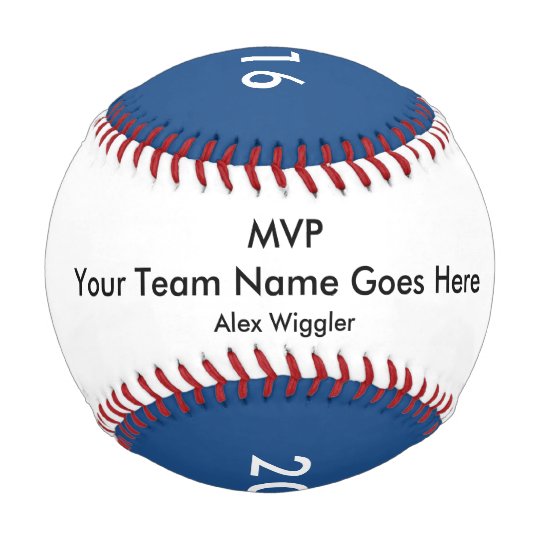 MVP Team Player Award Baseball for Kids Boys | Zazzle.com