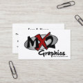 MX2 Graphics Company Logo Business Card | Zazzle