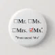 Mx. Nonbinary Prefix Button | Zazzle