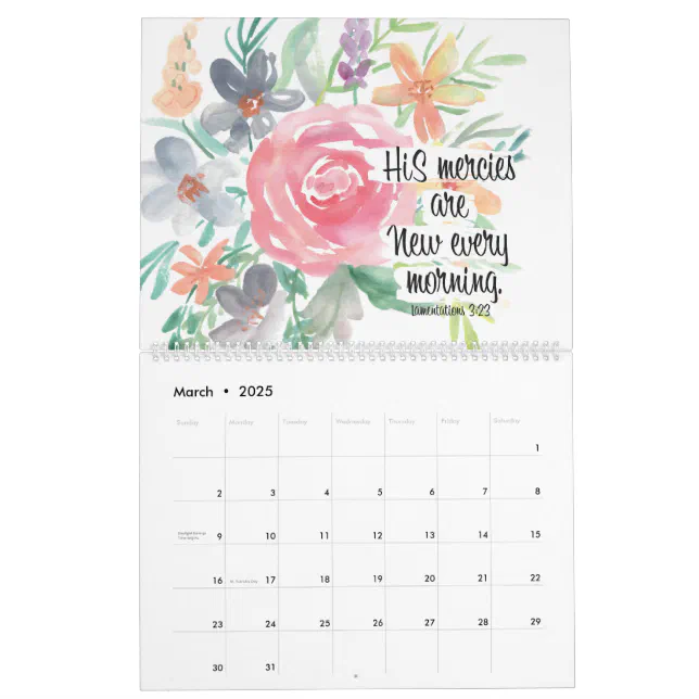 My 2020 Scripture Calendar | Zazzle