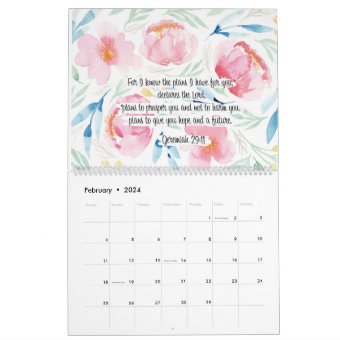 My 2020 Scripture Calendar | Zazzle