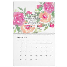 My 2020 Scripture Calendar | Zazzle