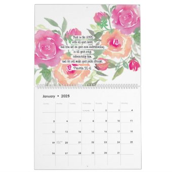 My 2020 Scripture Calendar | Zazzle