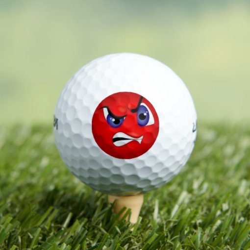 my angry face ball | Zazzle