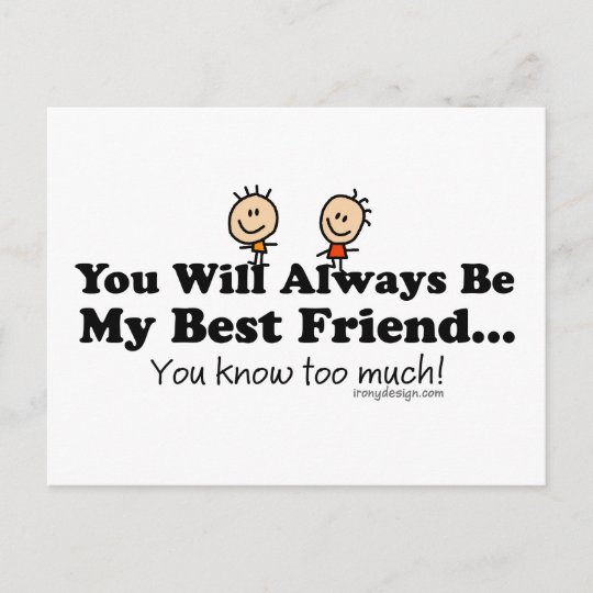 My Best Friend Postcard | Zazzle.com