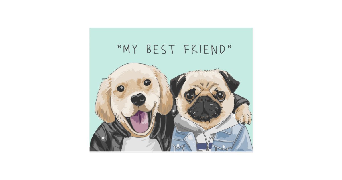 My Best Friend Postcard | Zazzle.com