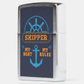 My Boat My Rules Funny Ship Captain Motto Zippo Lighter | Zazzle