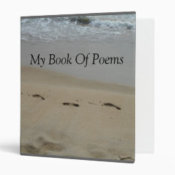 My Book Of Poems Binder | Zazzle