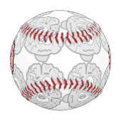 My Brain Hurts Baseball | Zazzle