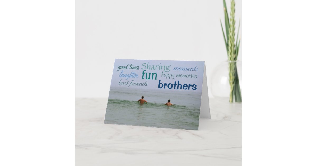 My Brother Card | Zazzle