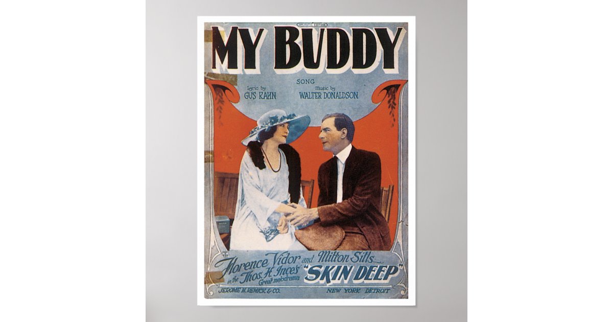 My Buddy poster | Zazzle