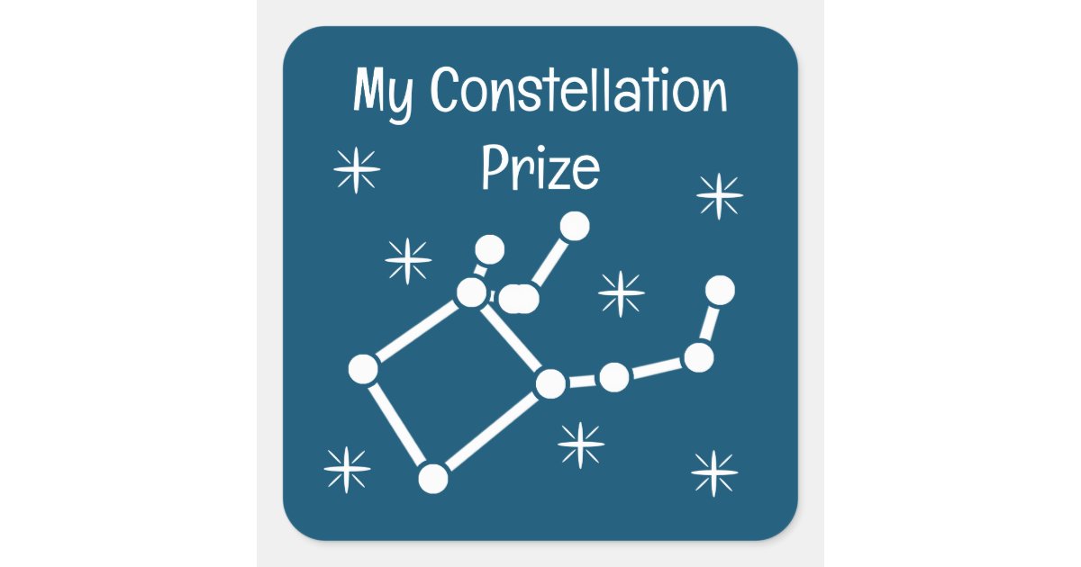 My Constellation Prize Sticker Party Favor | Zazzle