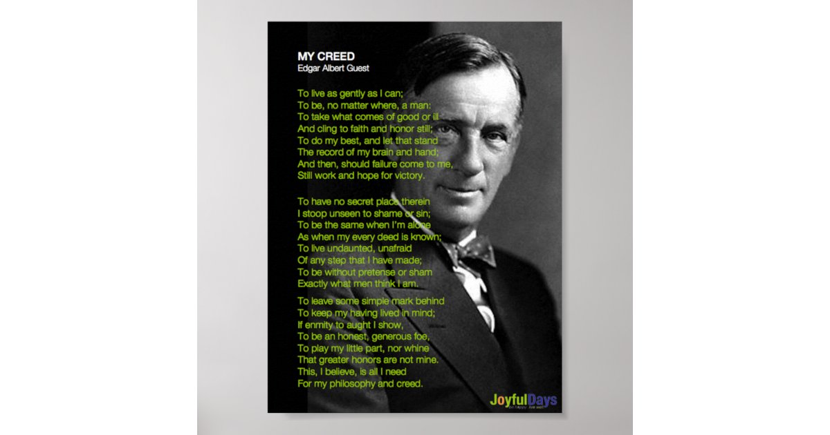 My Creed poster | Zazzle