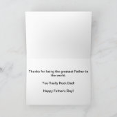 My Dad Really Rocks Card | Zazzle