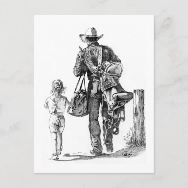 My Dad´s a Cowboy Postcard | Zazzle