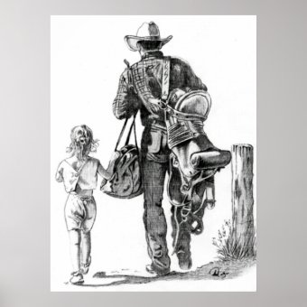 My Dad´s a Cowboy Poster | Zazzle