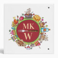 My Fav Restaurant Menus Binder - See Back | Zazzle