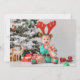 My first Christmas 2 photos Holiday Card | Zazzle