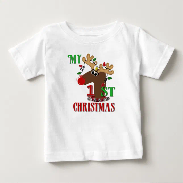 My First Christmas T-Shirt | Zazzle