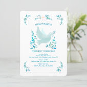 My First Communion Blue Invitation | Zazzle
