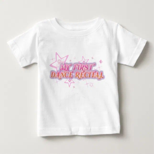My First Dance Recital T-Shirt | Zazzle