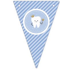 My First Tooth Party Decorations Bunting Flags | Zazzle