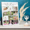 My First Year Photo Collage Plaque | Zazzle