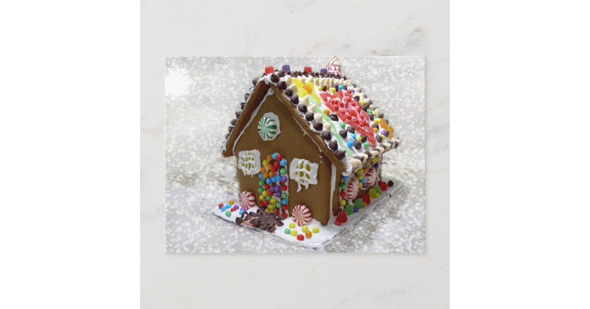 My Gingerbread House Postcard | Zazzle