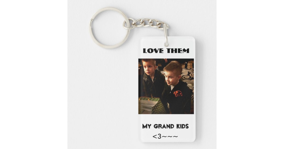 my grandkids keychain | Zazzle