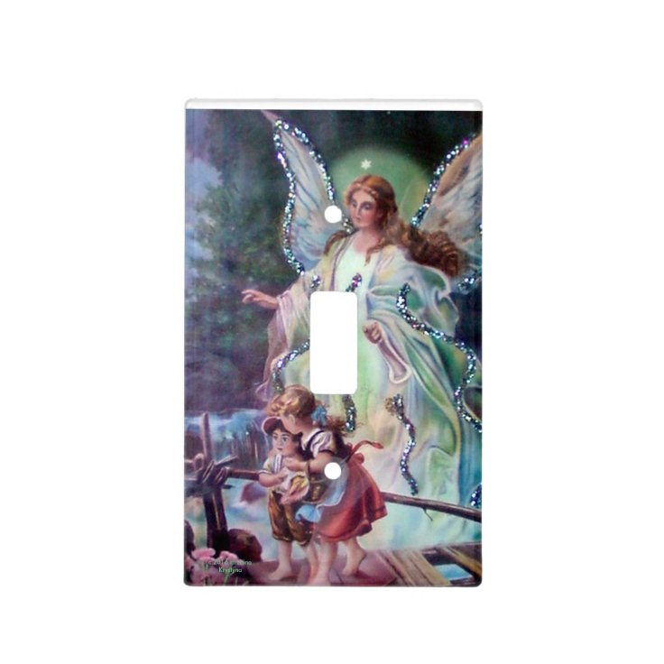 MY GUARDIAN ANGEL LIGHT SWITCH COVER | Zazzle