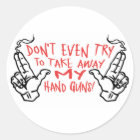 Funny handgun sticker, pro gun hard hat sticker | Zazzle.com