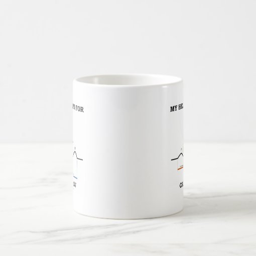 My Heart Beats For Cardiology (Sinus Rhythm) Coffee Mug | Zazzle