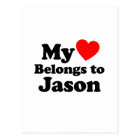 The Name Jason in 3D Lights (Photograph) Postcard | Zazzle.com