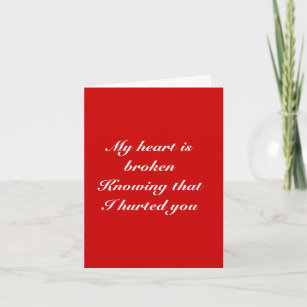 Broken Heart Cards | Zazzle