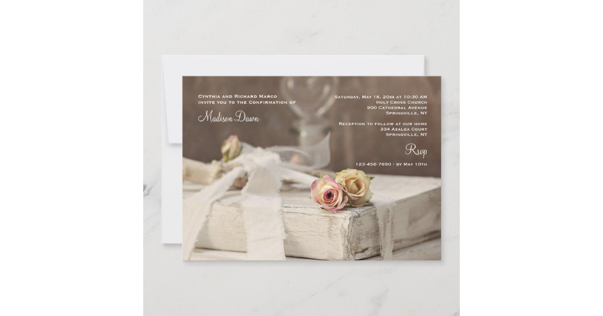 My Holy Bible Invitation | Zazzle